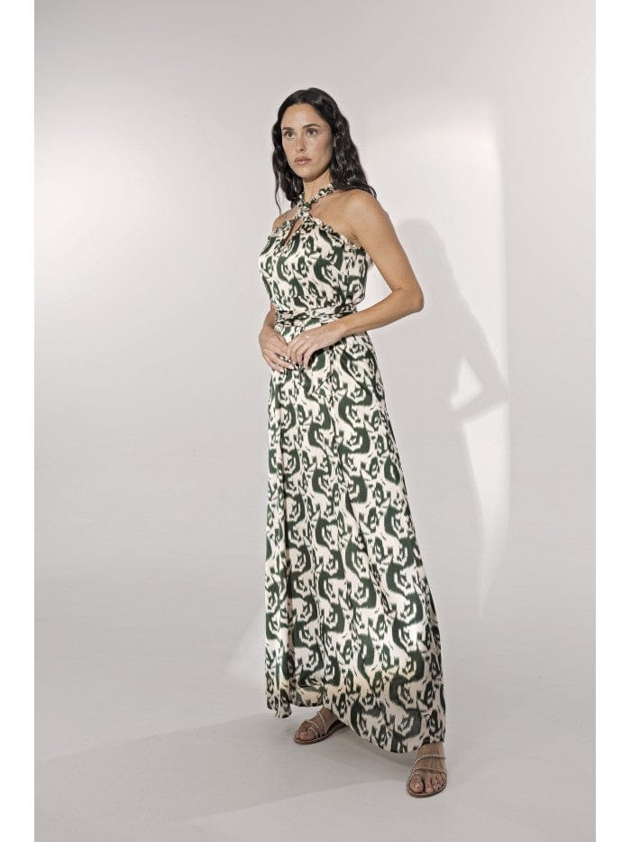 Anonyme Abito Lungo Con Scollo Halter